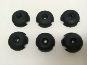 kayak 6 pcs nylon small round clover deck line guide for canoe small boat marine