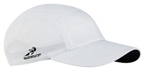 headsweats team 365 performance race hat, white, one size