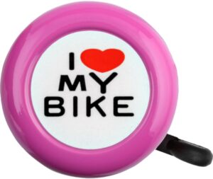 sunlite i love my bike bell, pink