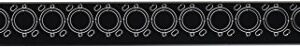 Gator Rackworks Rack Mount Universal Knockout Panel Accessory for Cable Management; 1U Size (GRW-PNLUNIKO),Black