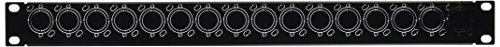 Gator Rackworks Rack Mount Universal Knockout Panel Accessory for Cable Management; 1U Size (GRW-PNLUNIKO),Black