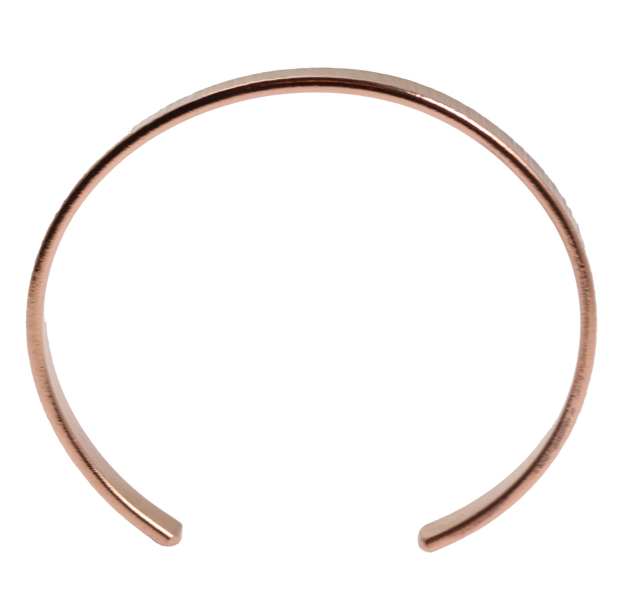 John S. Brana Chased Copper Cuff Bracelet Handmade Jewelry - Durable Copper - 100% Solid Copper (7 Inches)