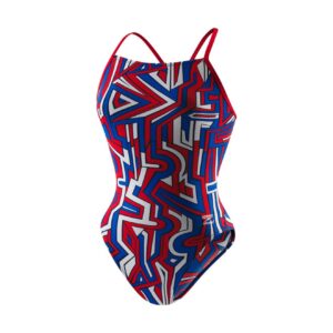 speedo women's swimsuit one piece endurance thin strap touchback - manufacturer discontinued