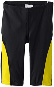 speedo men's swimsuit jammer powerflex eco taper splice team colors - manufacturer discontinued