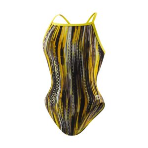 speedo kids deep within flyback (youth) endurance+ yellow d22 yth