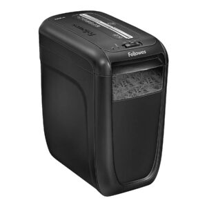 Fellowes 4606001 Cross-Cut Shredder, 10Sht Cap, 9-1/4-Inch x14-5/8-Inch x16-Inch , Black