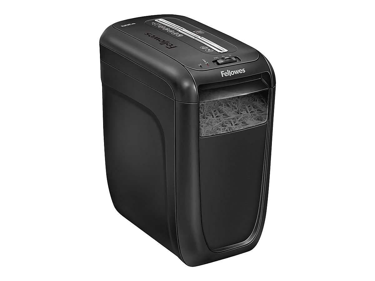 Fellowes 4606001 Cross-Cut Shredder, 10Sht Cap, 9-1/4-Inch x14-5/8-Inch x16-Inch , Black