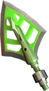 dirt nap gear double bevel drt broadhead, green, 100/125 grain