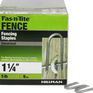 Hillman Fasteners Hot Dipped Galvanized Fence Staple #9 x 1-1/4"