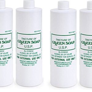 Tincture of Green Soap 16 Fluid Ounce (Pack of 4)