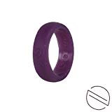 adv life life ring - women's silicone wedding ring for active lifestyles | flexible, safe and durable silicone wedding band comes in aqua, maroon or purple in us sizes | 100% life time warranty size 6