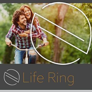 ADV LIFE Life Ring - Women's Silicone Wedding Ring for Active Lifestyles | Flexible, Safe and Durable Silicone Wedding Band comes in Aqua, Maroon or Purple in US Sizes | 100% Life Time Warranty Size 6