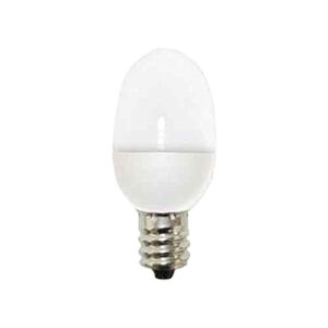 ge c7 led light bulb, night-light plug-in units, soft white finish, 0.5-watt, candelabra base, 2-pack