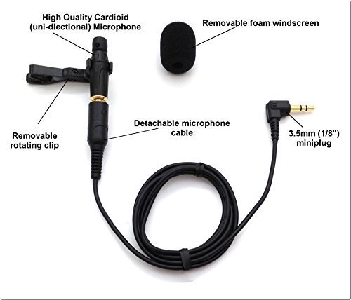 MS-LAV-2 - Master Series Low noise Uni-Directional (cardioid) lapel microphone with 2 meter detachable cable