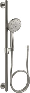 kohler 22177-bn forté 2.5 gpm multifunction hand shower kit with katalyst air-induction technology, brushed nickel