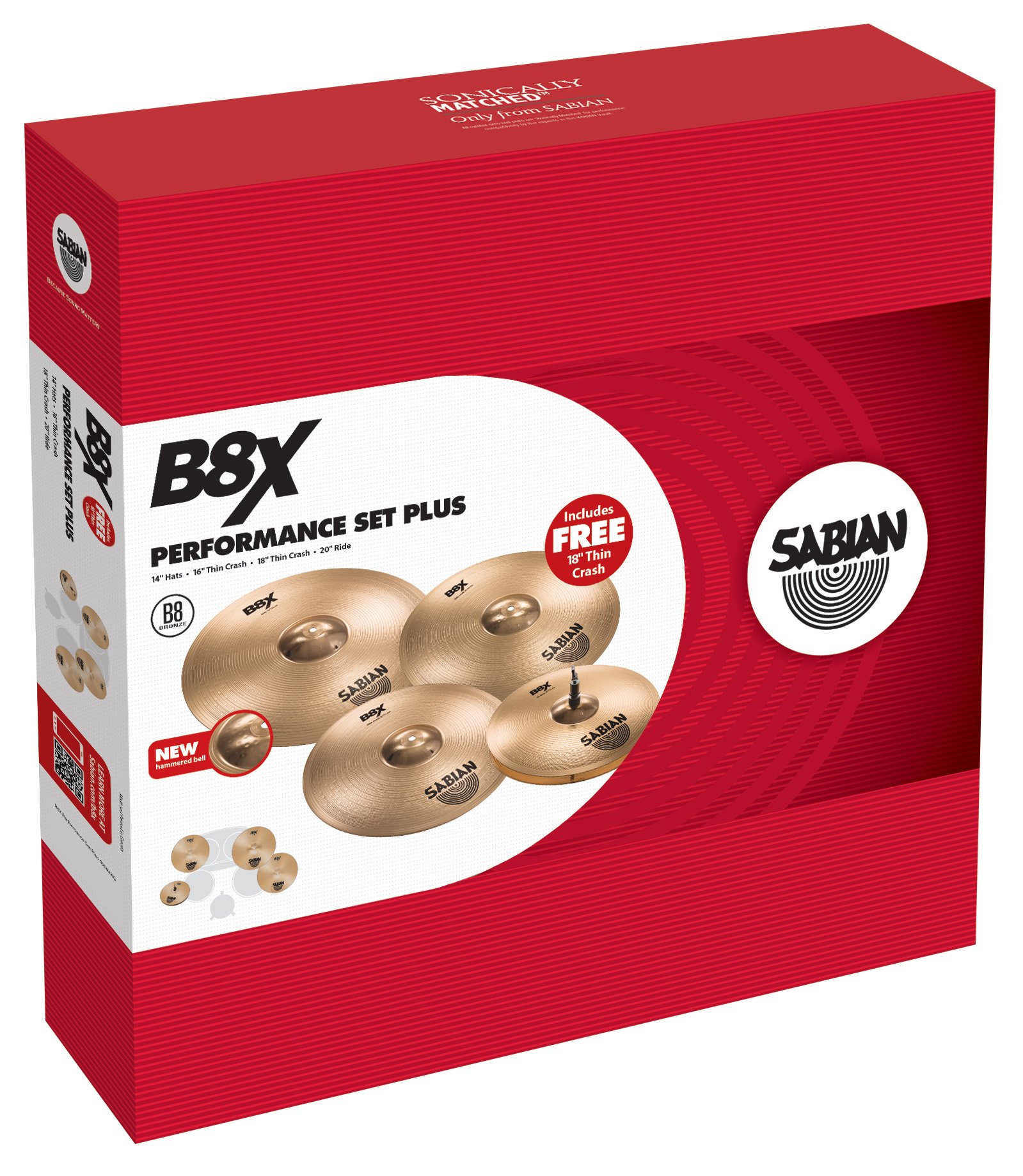 SABIAN B8X Performance Set Plus