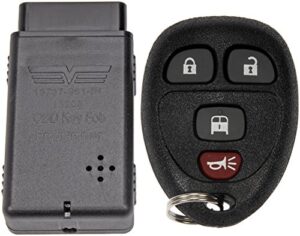 dorman 99160 keyless entry remote 4 button compatible with select chevrolet / gmc models (oe fix)