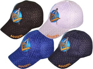 kys **dozen pack** wholesale ''mason' masonic baseball hats caps (assorted - 20671)