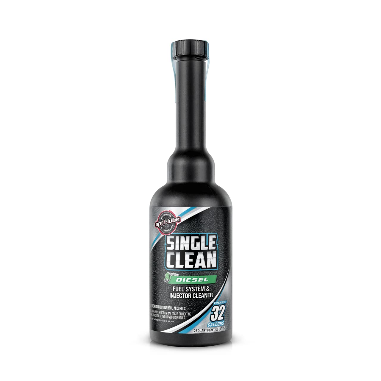 Opti-Lube Single Clean Diesel Fuel System/Injector Cleaner: 1 8oz Bottle Treats up to 32 Gallons