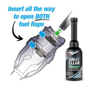 Opti-Lube Single Clean Diesel Fuel System/Injector Cleaner: 1 8oz Bottle Treats up to 32 Gallons