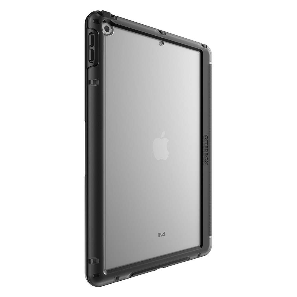 OtterBox SYMMETRY FOLIO SERIES Case for iPad 7th, 8th & 9th Gen (10.2" Display - 2019, 2020 & 2021 version) - STARRY NIGHT (CLEAR/BLACK/BLACK PU/DARK GREY MICROSUED), Magnetic Sleep/Wake Cover