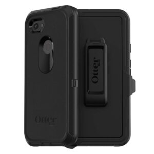 otterbox defender series case for google pixel 3a xl - retail packaging - black