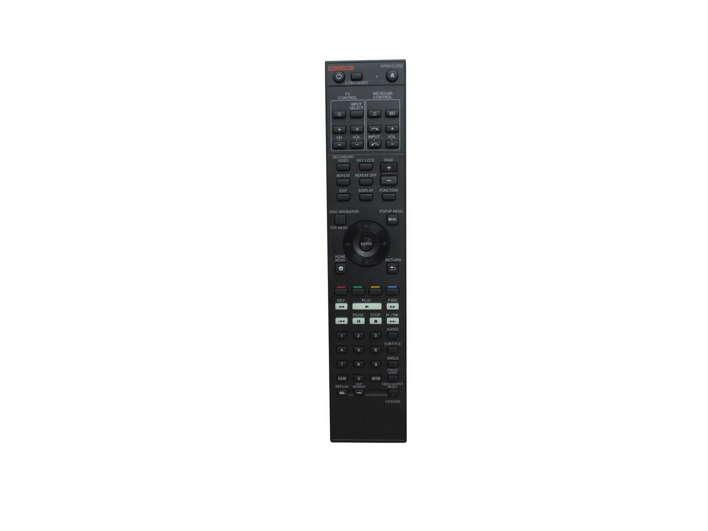 HCDZ Replacement Remote Control for Pioneer BDP-53FD BDP-52FD BDP-09FD BDP-05FD BDP-41FD BDP-43FD Elite BD Blu-ray 3D DVD Disc Player