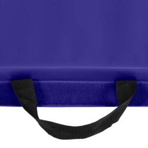 We Sell Mats 4 ft x 10 ft x 2 in Personal Fitness & Exercise Mat, Lightweight and Folds for Carrying, Purple