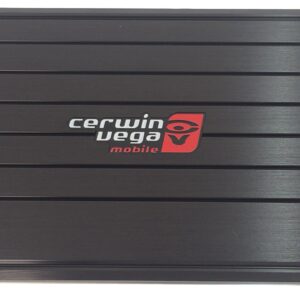 Cerwin Vega 4 Channel Amplifier 600W RMS Class D Amp, Ultra-Compact, Advanced Protection, for Car Audio Systems - Perfect Amplifier with Bass Knob, Ideal for Car Speakers Sound Quality B54