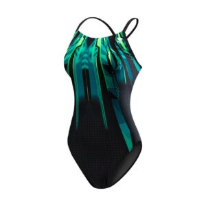 tyr bravos diamondfit swimsuit, green, 22