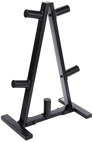 CAP Barbell A Frame Olympic Plate Rack, Dark Gray