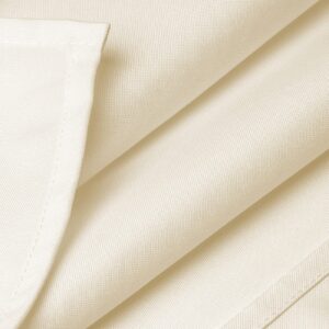 Lann's Linens - 10 Premium 90" x 156" Tablecloths for Wedding/Banquet/Restaurant - Rectangular Polyester Fabric Table Cloths - Ivory