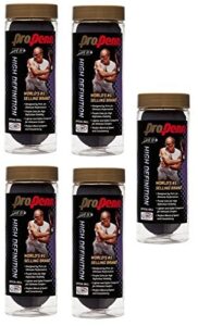 penn purple pro hd racquetball 3/cn (five cans)