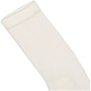 Thorlos Womens Tx Max Cushion Crew Tennis Socks, White (3 Pairs), Large US