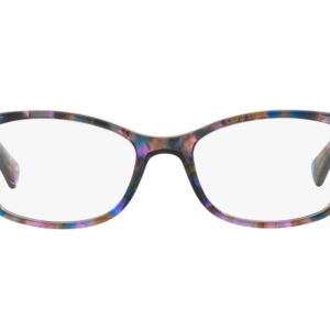 Coach HC6065 Prescription Eyewear Frames, Purple Confetti Tortoise/Demo Lens, 49 mm