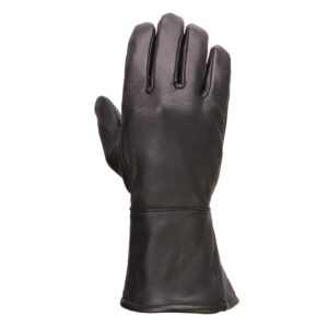 Milwaukee Leather Men's Deerskin Leather Thermal Gauntlet Gloves (L)