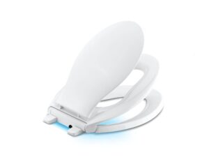 kohler k-2599-0 transitions nightlight quiet-close with grip-tight toilet seat, white