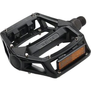 wellgo b102 bmx pedals 1/2" black bmx / mountain bike platform pedals