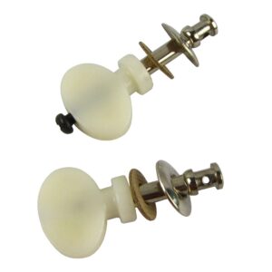 IKN White Ukulele Tuning Pegs Pin Machines Tuners Pack of 4