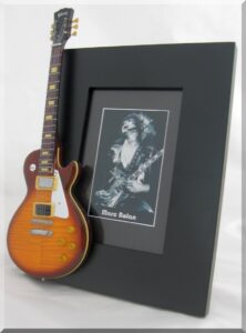 marc bolan miniature guitar photo frame t-rex 1