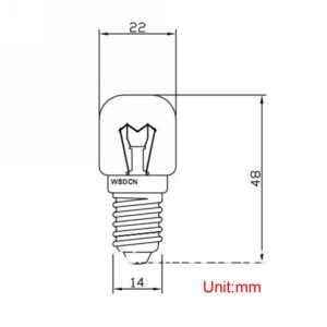 2 Pack, Fulfilled by Amazon, WSDCN E14 T22 15W 120V 120 Volt (110V~130V) Oven Light Bulb Oven Lamp Heat Resistant Bulb 300'C