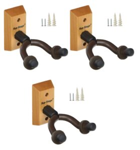 3-pack top stage® acoustic electric guitar hanger keeper wall stand, 3-pack, jx15-na