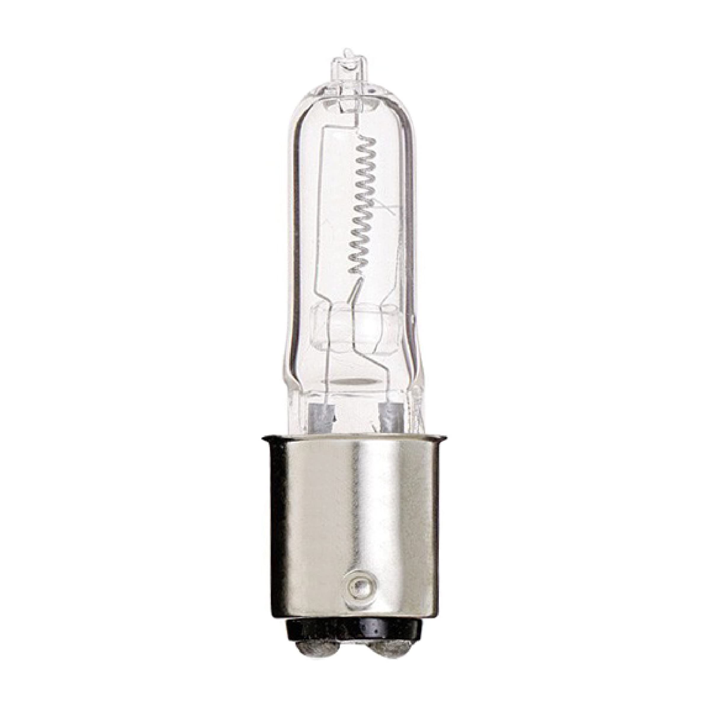 KOR (Pack of 4) Q75CL/DC - 120-Volt - Halogen JD Type T4 - BA15D - DC Bayonet Base - 75-Watt - Clear Light Bulbs