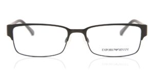 emporio armani ea1036-3109 eyeglasses frame matte black w/demo lens 53mm