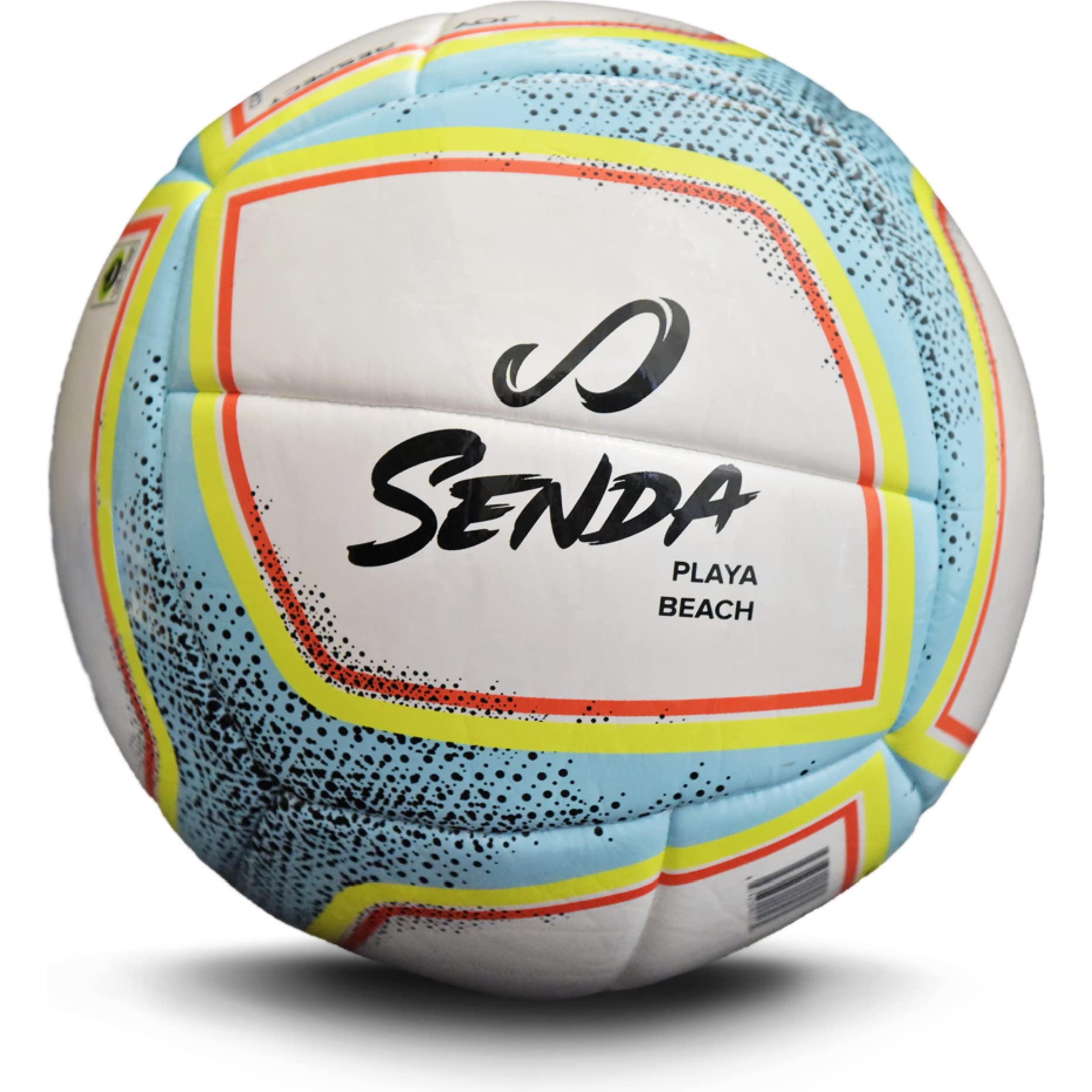 Senda Playa Beach Soccer Ball, Fair Trade Certified, White/Blue, Size 4 (Ages 8-12)