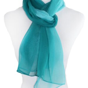 Ted and Jack - Silk Ombre Lightweight Accent Scarf in Teals