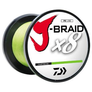 daiwa j-braidx8, filler spool, dark green, mono dia.= 6lb.