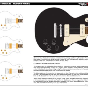 ToneShaper Guitar Wiring Kit, for Les Paul Standard