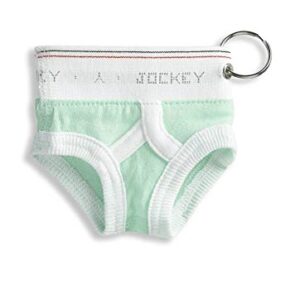 Jockey Women's Accessories Mini Brief Key Chain, Mint, all