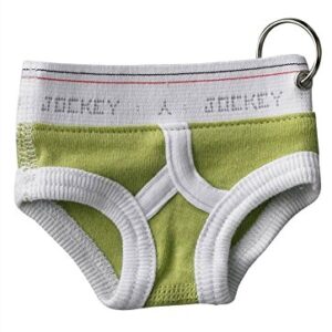 Jockey Women's Accessories Mini Brief Key Chain, Mint, all